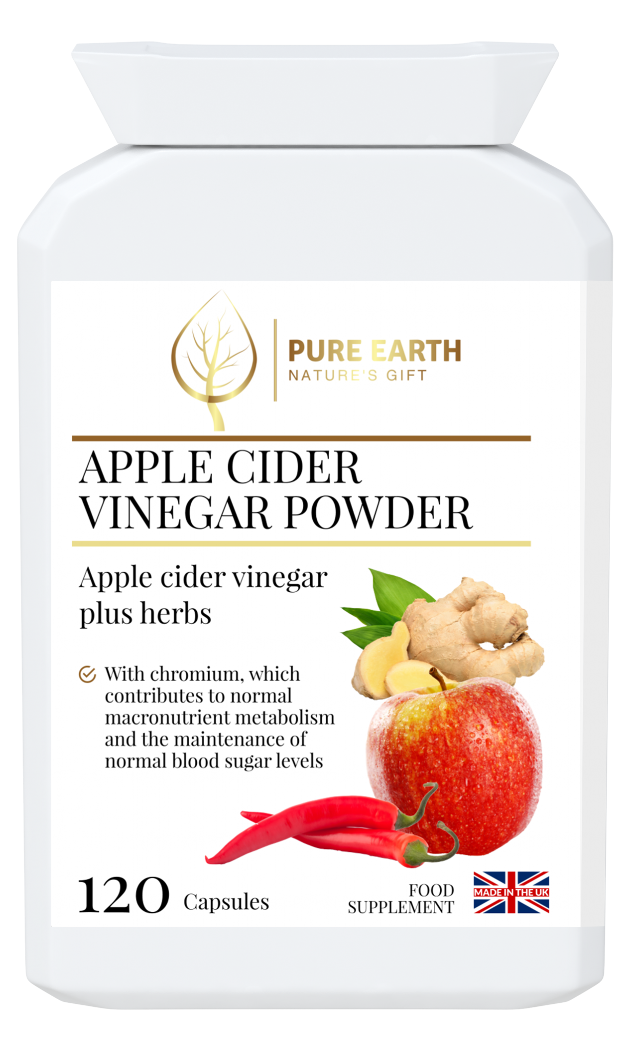APPLE CIDER VINEGAR POWDER Pure Earth Supplements