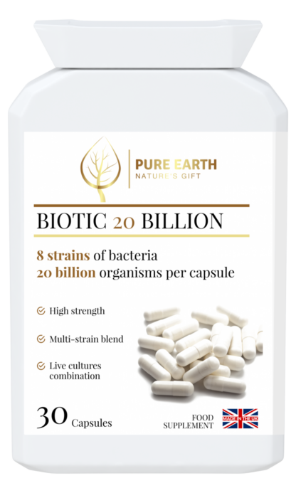 BIOTIC 20 BILLION | Pure Earth Supplements